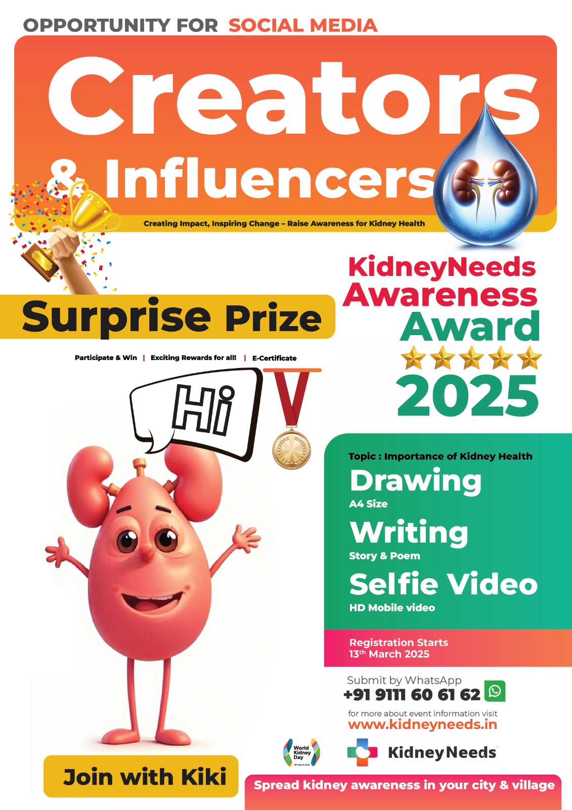 KidneyNeeds - Holistic app for all your Kidney's needs